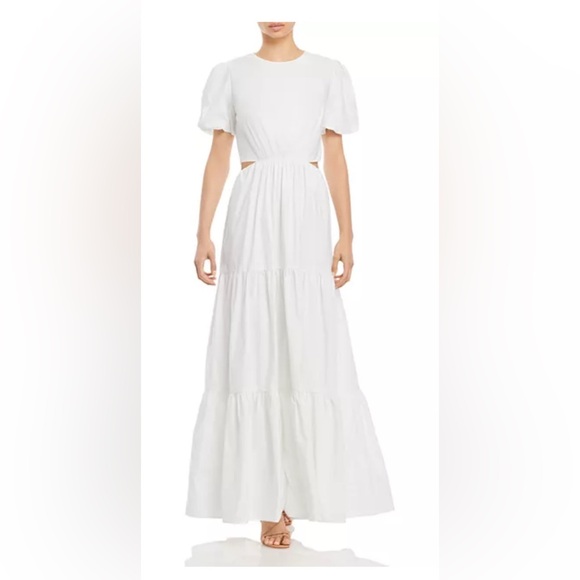 Wayf | Dresses | Wayf White Maxi Dress | Poshmark